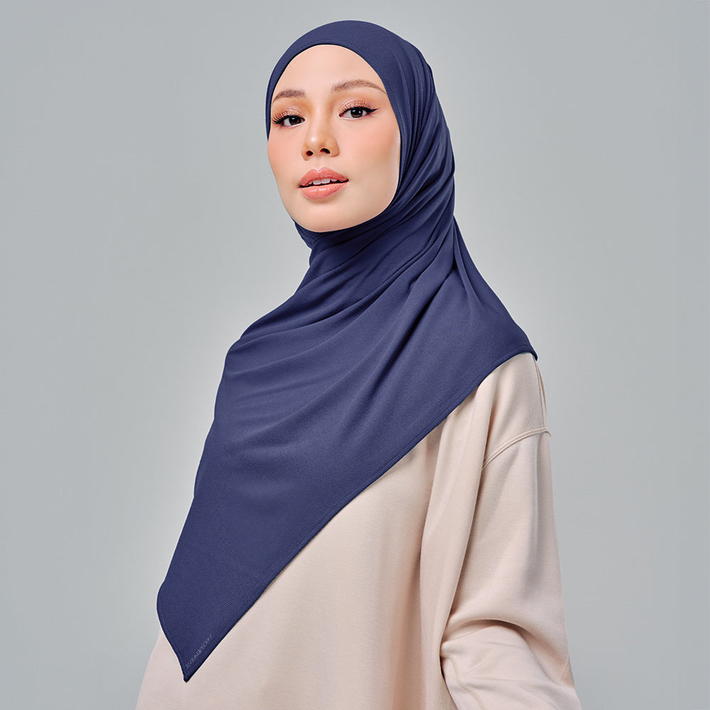 Najwa Sport Shawl 3.0 - Dark Blue – TudungPeople Singapore ...